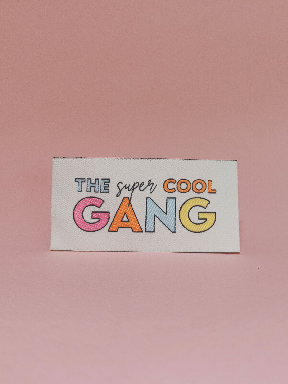 Etiquettes à coudre "The super cool GANG" - Marmaï patterns