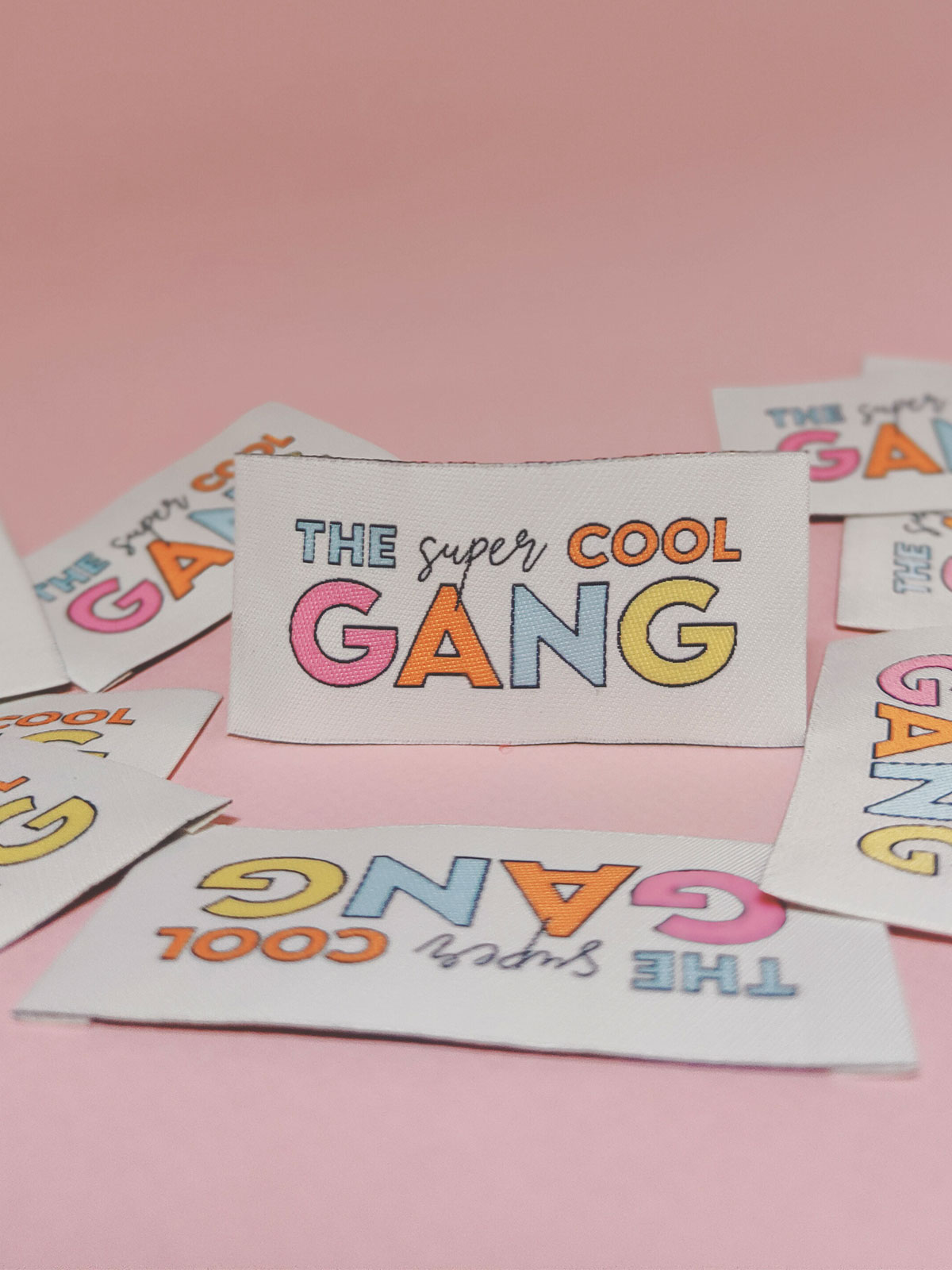 Etiquettes à coudre "The super cool GANG" - Marmaï patterns